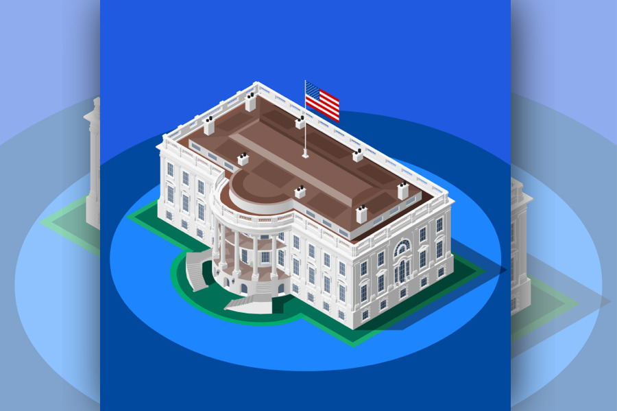 Election White House Infographic, a Person Illustration by Aurielaki ...