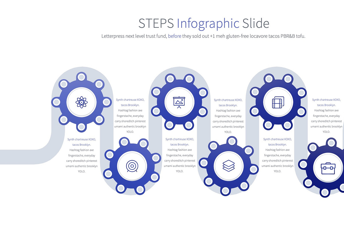 STEPS - PowerPoint Infographics, a Presentation Template by Pulsecolor