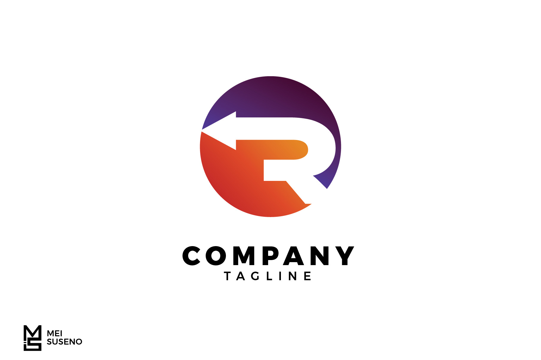 r letter arrow logo template, a Branding & Logo Template by meisuseno