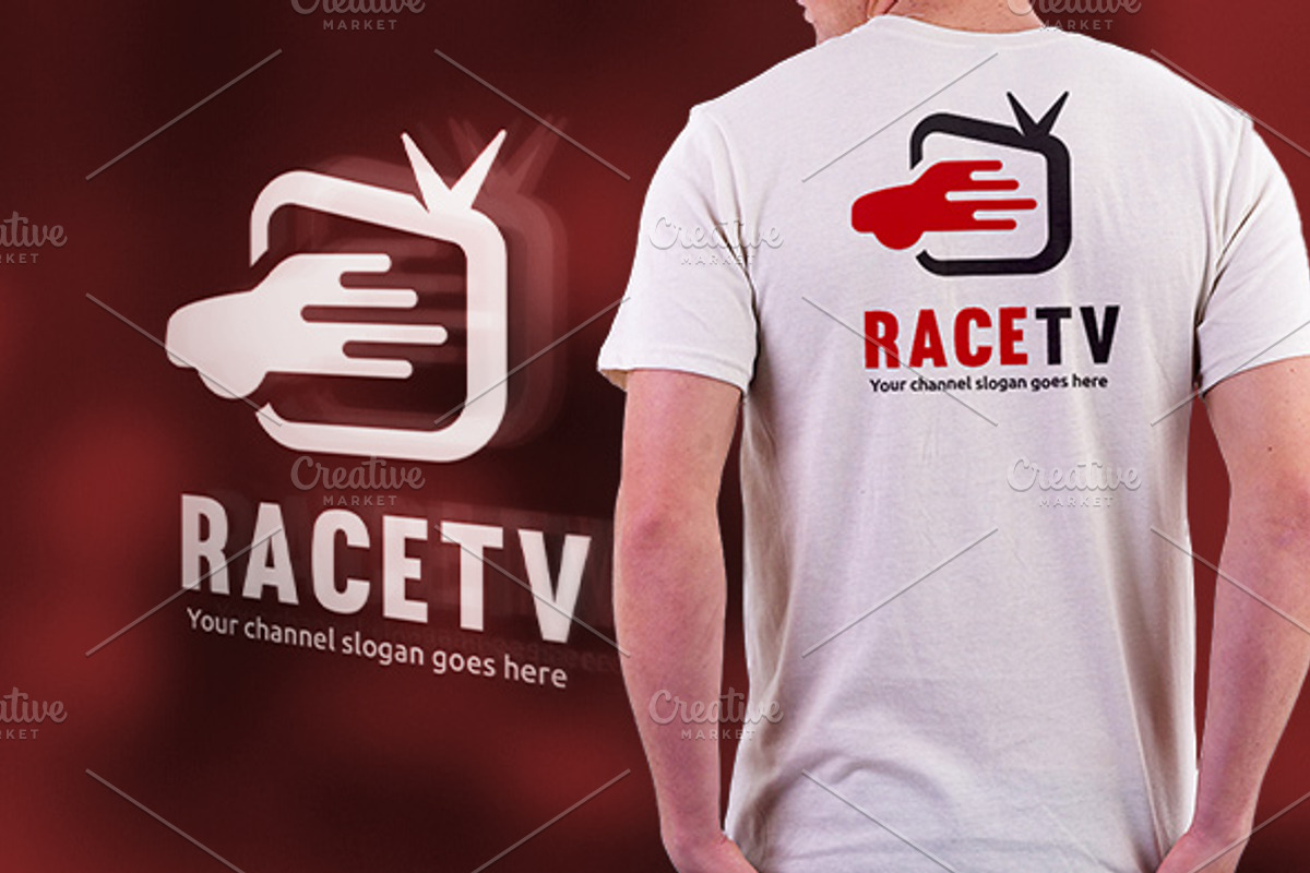 Race Television Logo, a Branding & Logo Template by WheelieMonkey ...