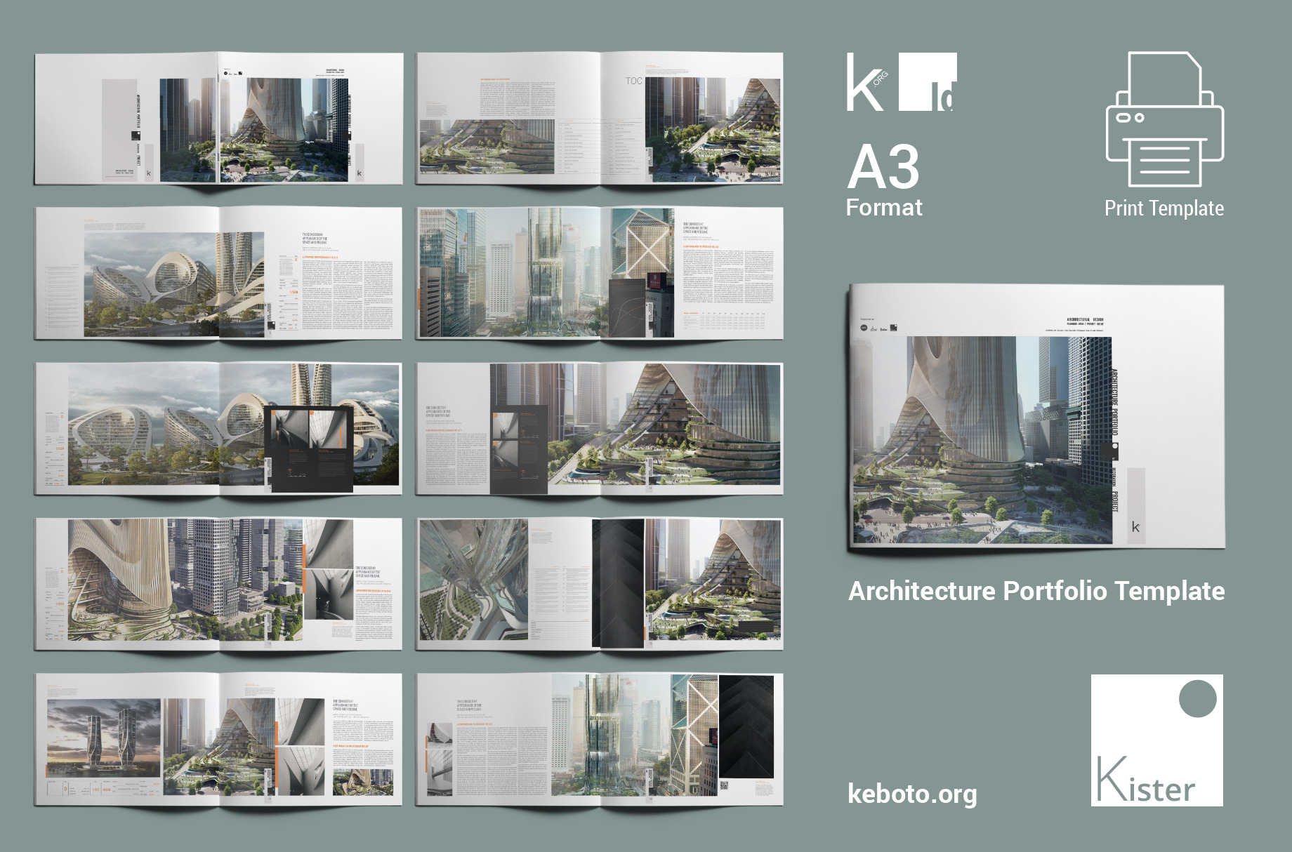 KiSTER Architecture Portfolio A3