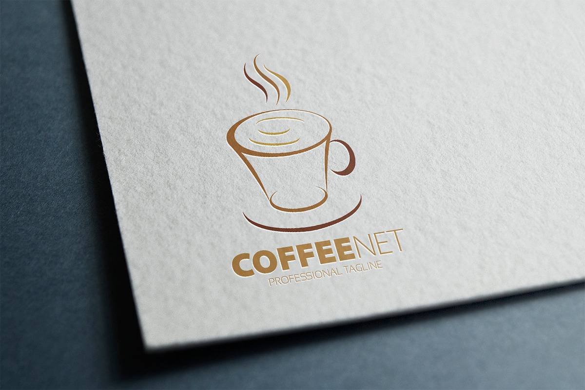 Coffee Net Logo, a Branding & Logo Template by essegraphic