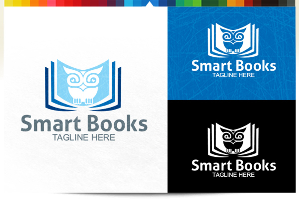 Smart Books, a Branding & Logo Template by Acongraphic