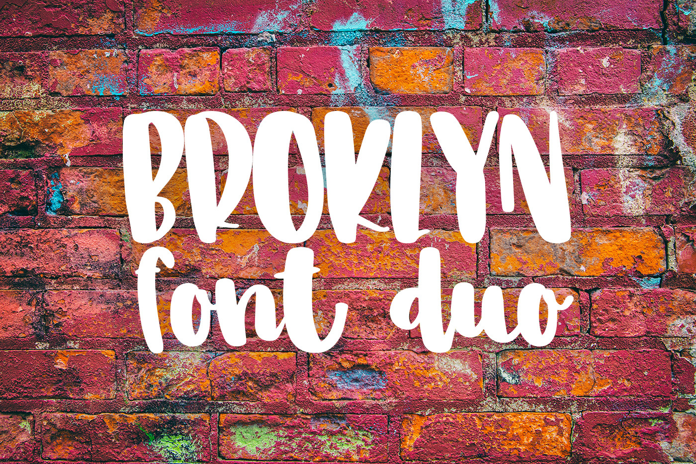 Broklyn Font Duo, a Script Font by OnTheSpotStudio | Creative Market