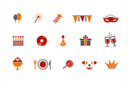 12 Party and Celebration Icons, an Icon by Creative VIP