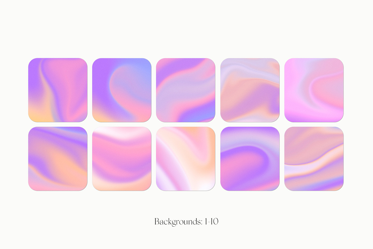 Waves Liquid Gradient Textures, an Object Graphic by Feel This