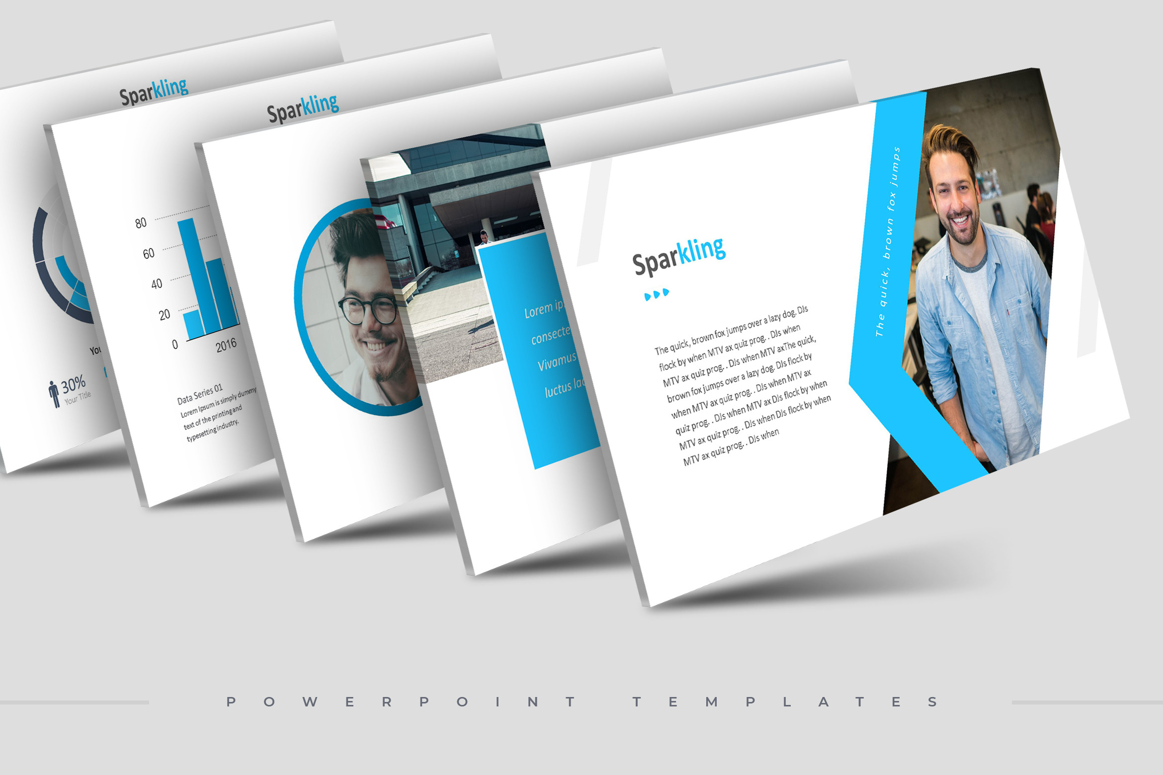 Sparkling - Powerpoint Template, a Presentation Template by AQR Studio ...