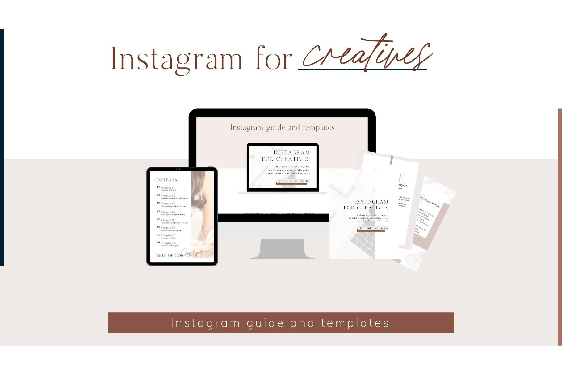 Instagram DIY Templates + Guide | Social Media Templates ~ Creative Market