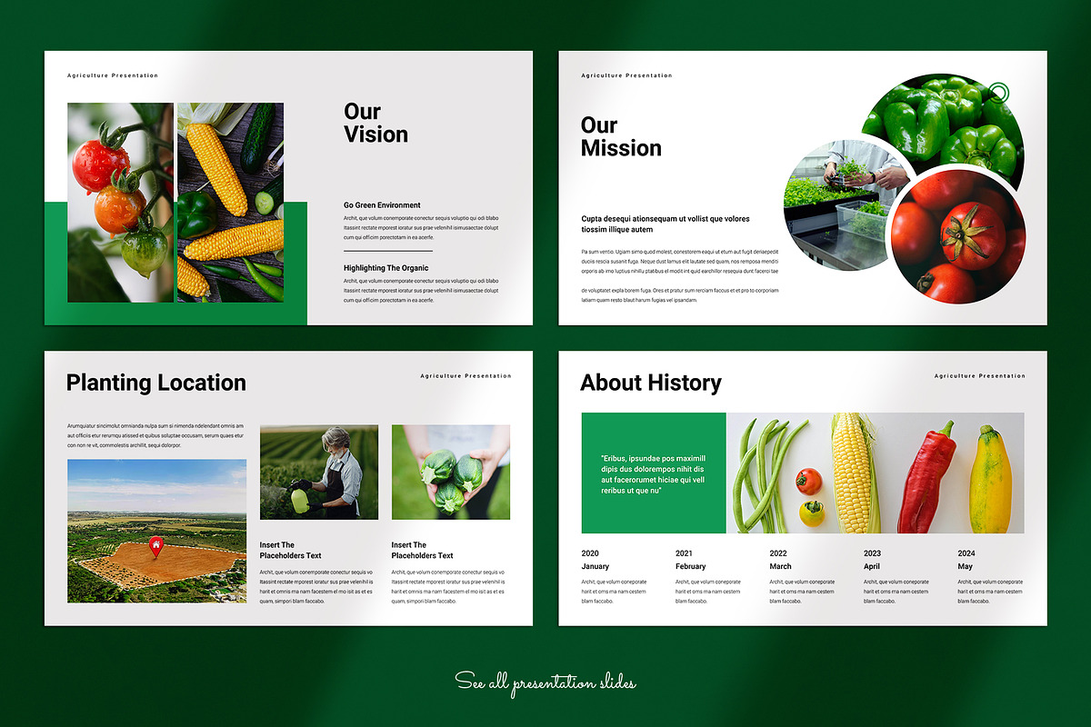 Agricultural Presentation Template, a Presentation Template by ...