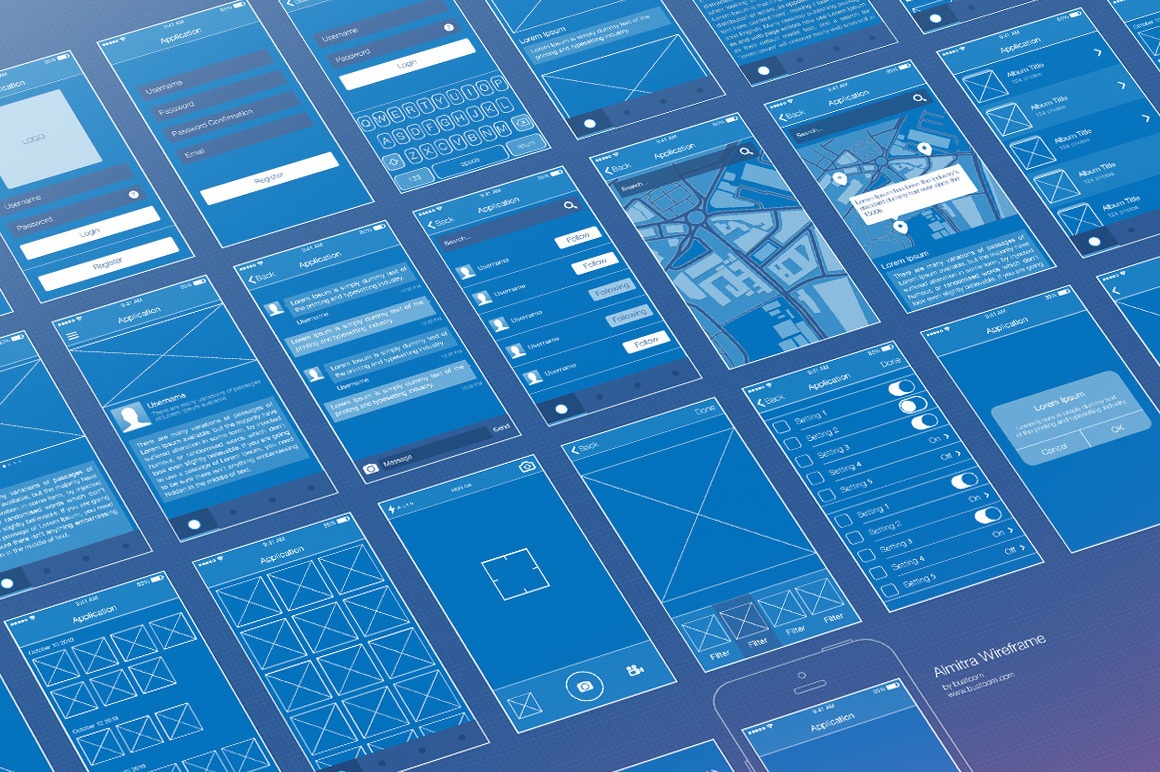 Almitra Wireframe, a Wireframe Template by buatoom