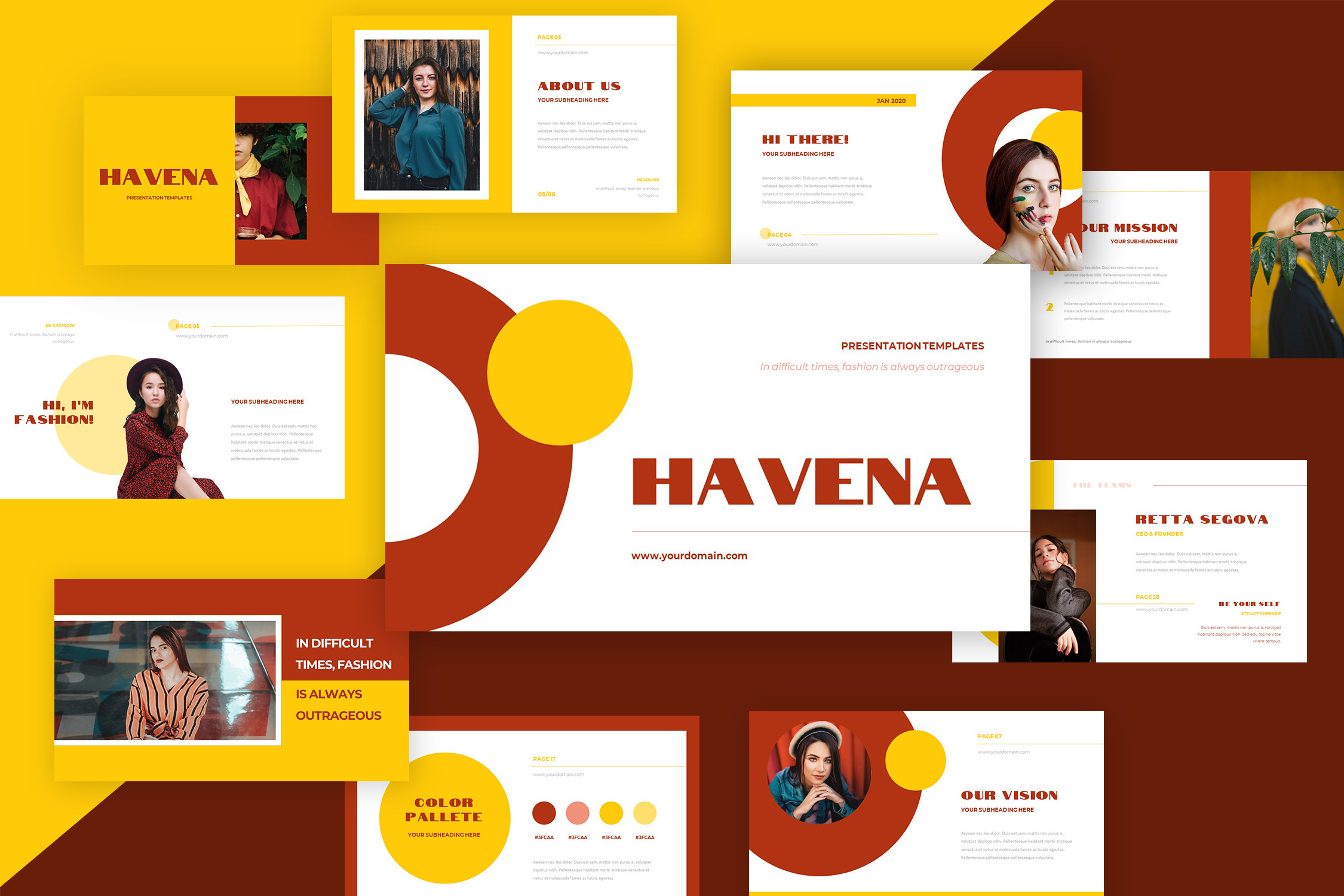 Hevana – Powerpoint Presentation, a Presentation Template by TMint Creative