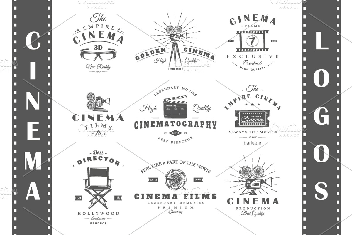 18 Cinema Logos Templates, a Branding & Logo Template by Art Design