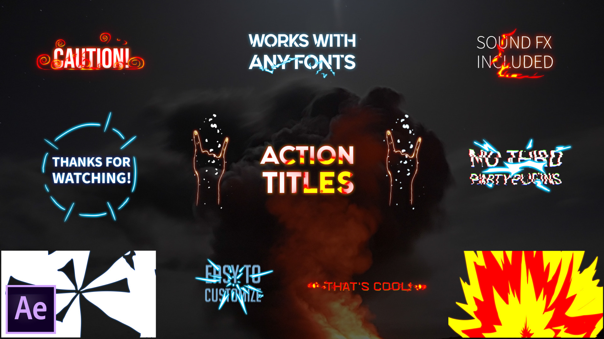 Action Titles | After Effects, a Templates & Theme by FlashFXbox