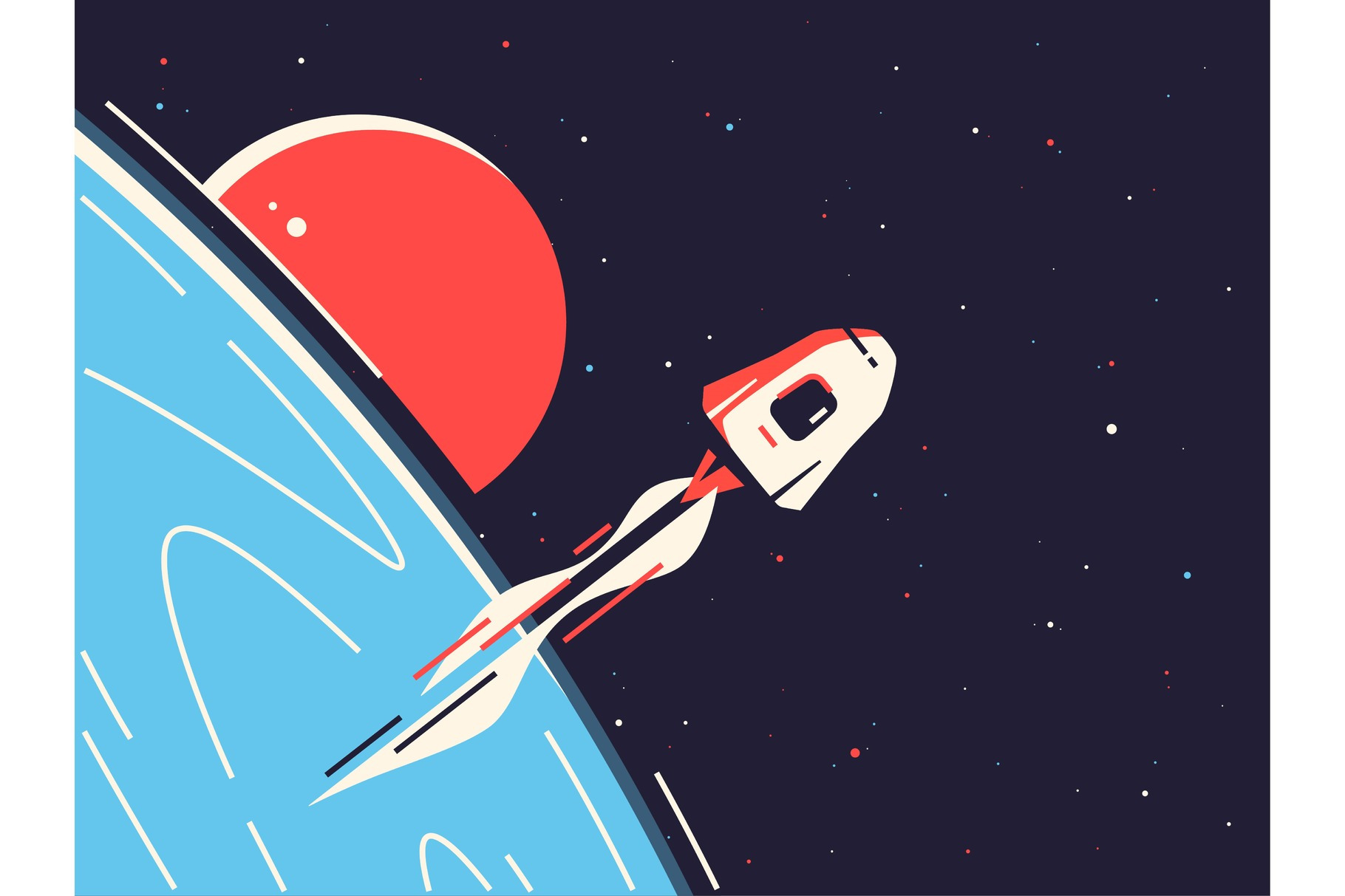 Vector illustration of a reusable | Technology Illustrations ~ Creative ...