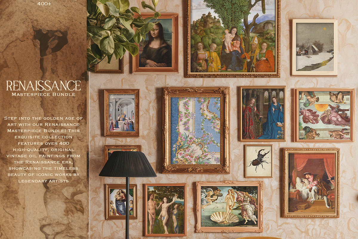 Renaissance Masterpiece Bundle, a Background Graphic by Digital Museum