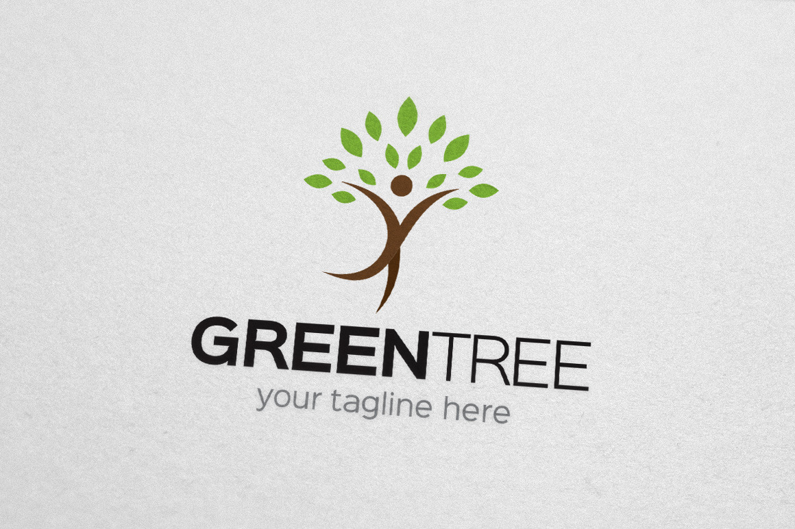 Green Tree Logo, a Branding & Logo Template by Arslan