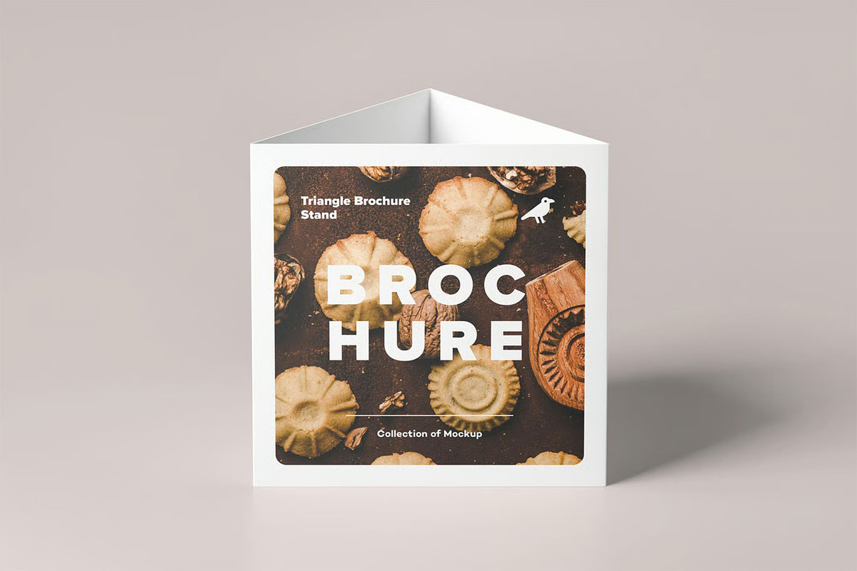 Triangle Square Brochure Mockup
