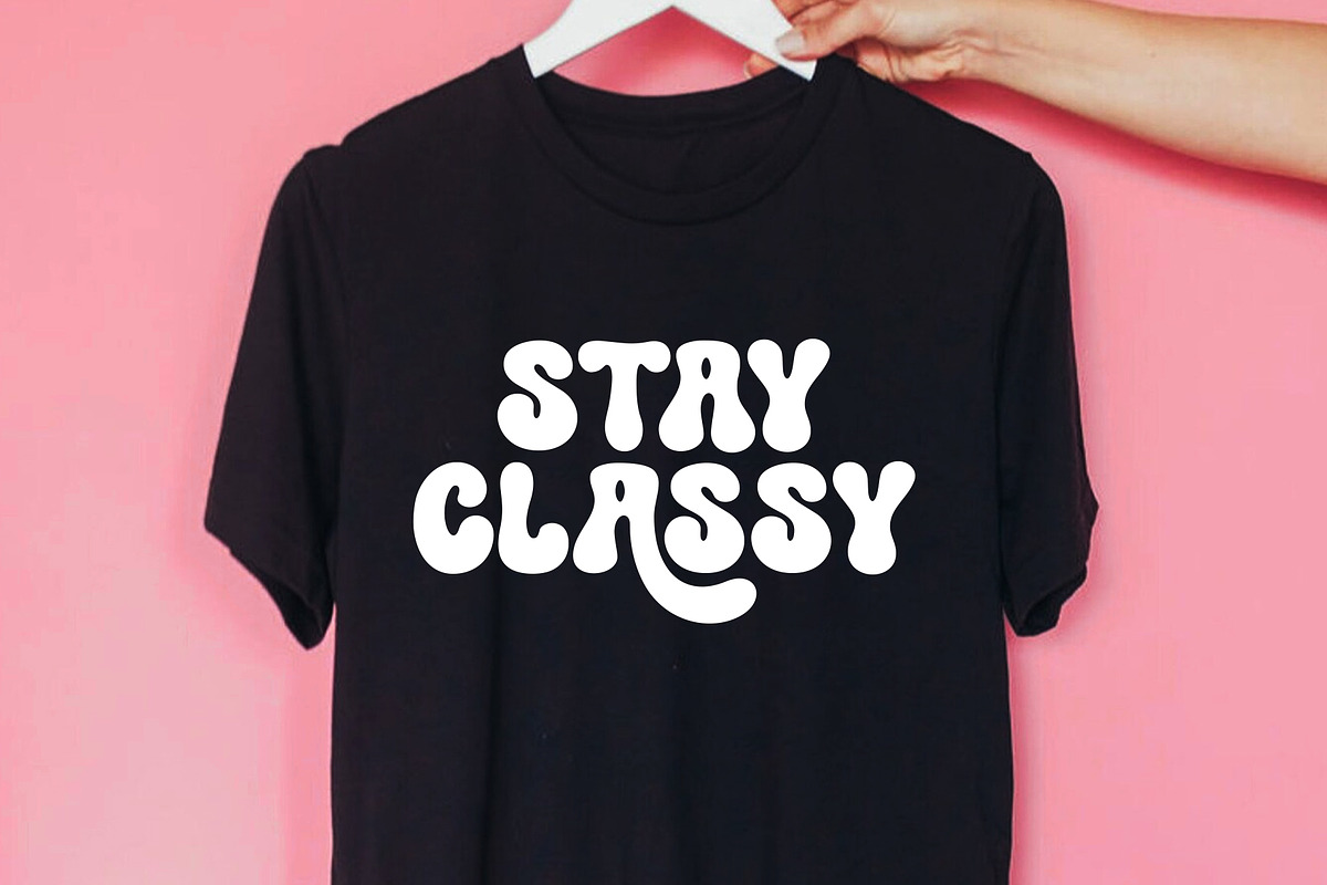 Grove - Retro Groovy Font, a Sans Serif Font by Jozoor