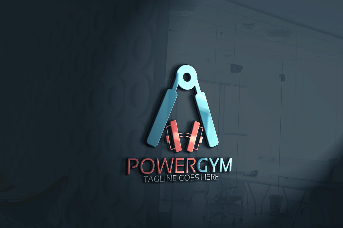 Power Gym Logo, a Branding & Logo Template by Josuf Media