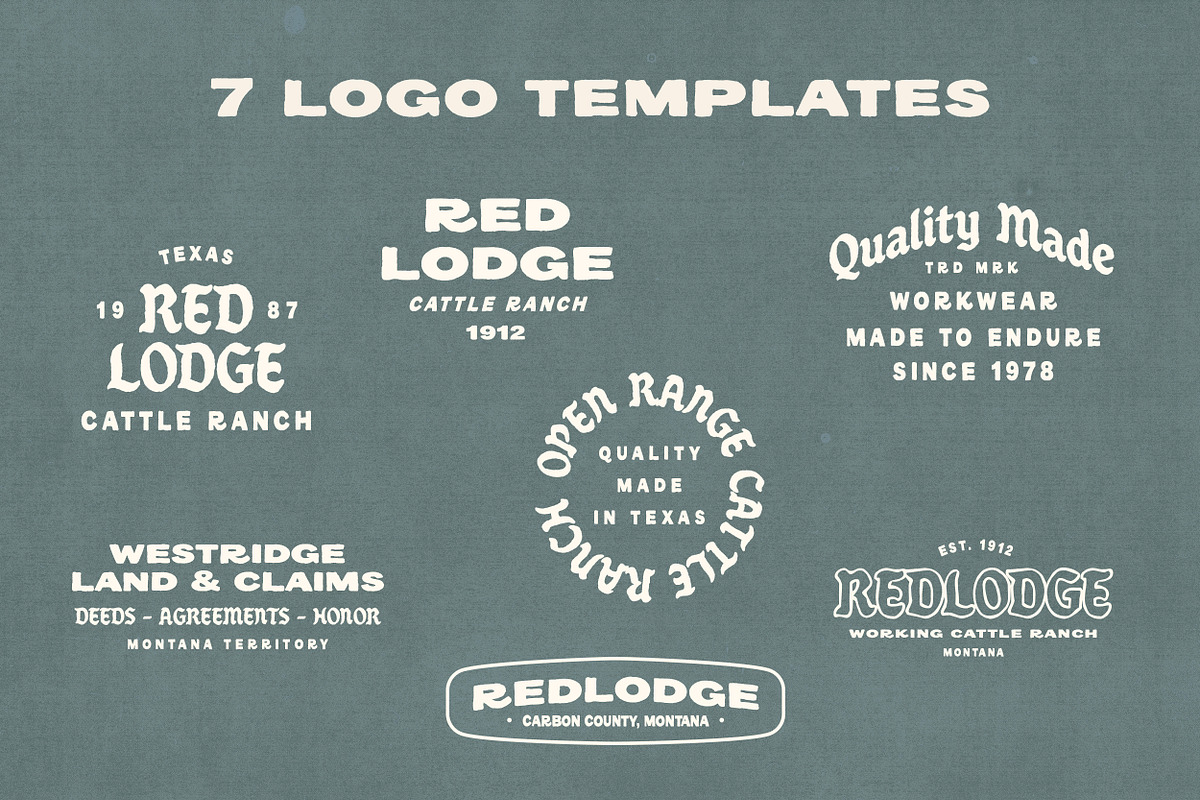 REDLODGE FONT DUO + Extra, a Handwritten Font by Davide Bassu