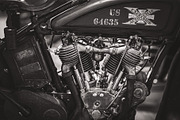 Engine of an Excelsior motorcycle, a Transportation Photo by Visual Motiv