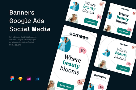 Electronic Google Ads | Templates & Themes ~ Creative Market