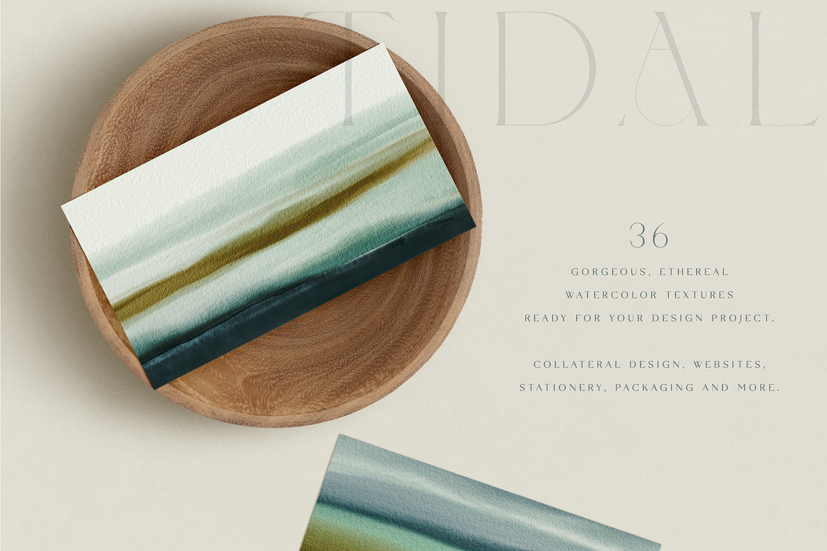 Tidal Watercolor Textures