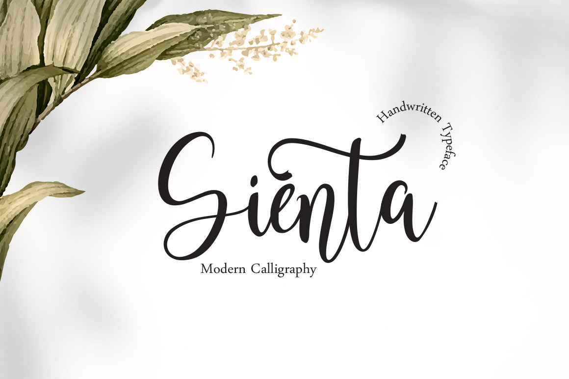 Sienta, a Script Font by yanindesign