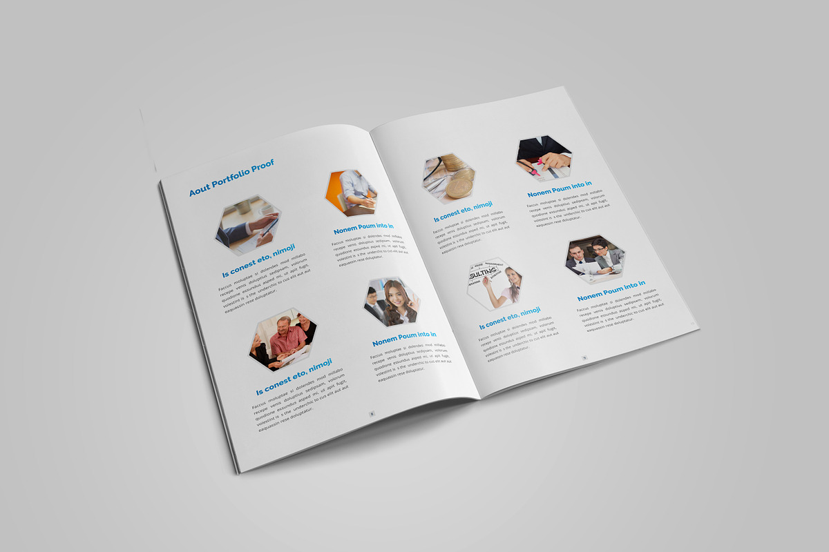 Business Project Proposal Design, a Brochure Template by Layout Design