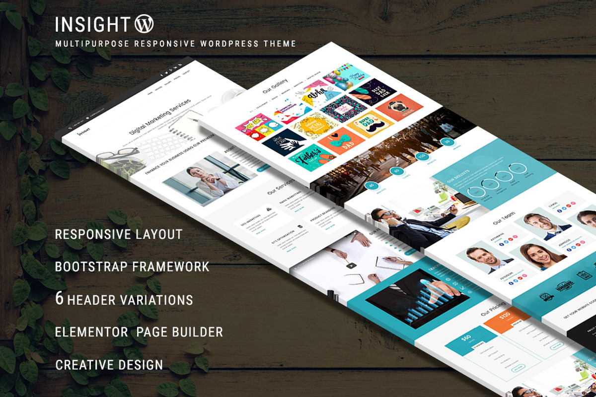 INSIGHT - WordPress Theme, a WordPress Template by Pennyblack Templates