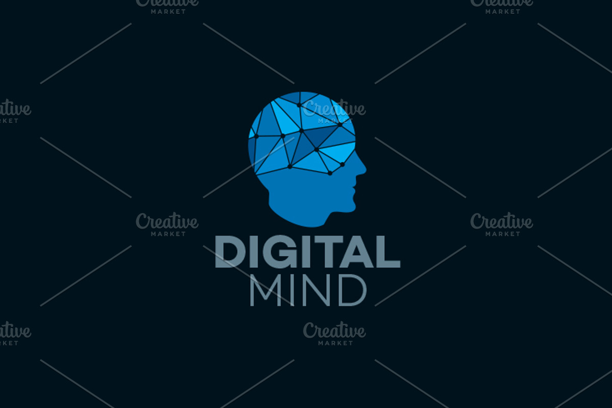Digital Mind Logo, a Branding & Logo Template by Arslan