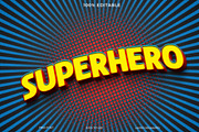 Superhero 3d text effect style, a Layer Style Add-On by Imamul001