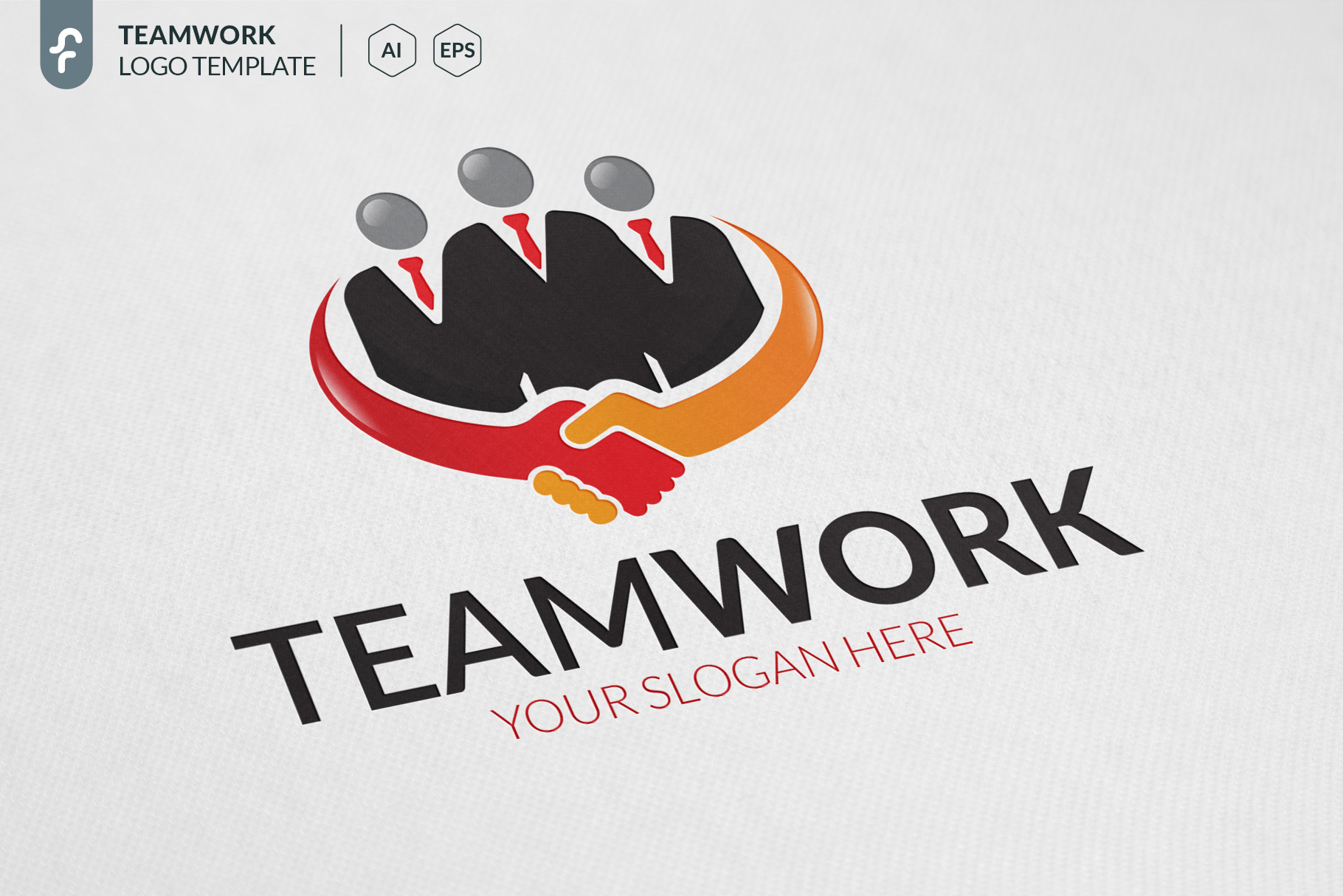 Teamwork Logo, a Branding & Logo Template by ft.studio