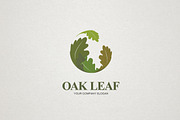 Oak Leaf Logo, a Branding & Logo Template by IKarGraphics