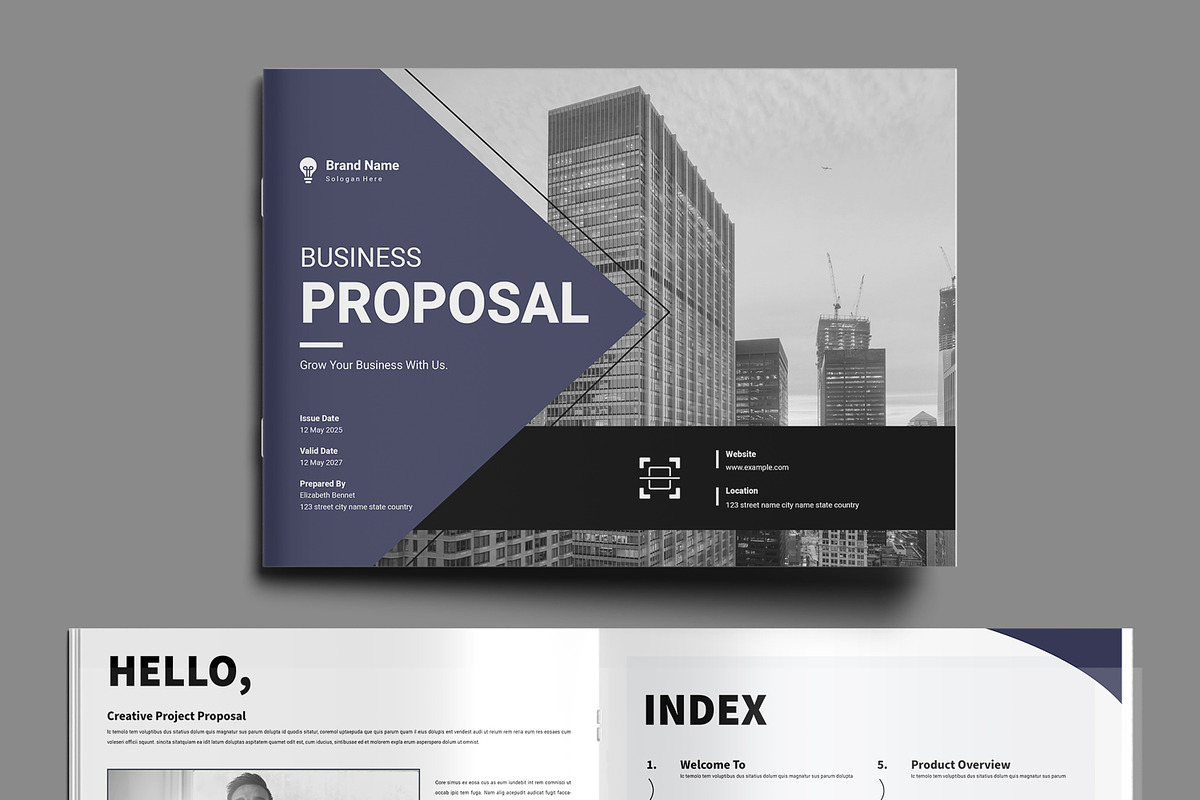 Business Proposal Landscape Design | Creative Market