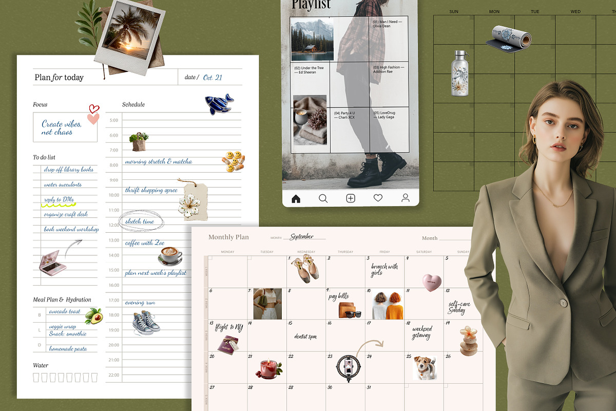 Planorama – Collage & Planning Pack, an Object Graphic by R-studio