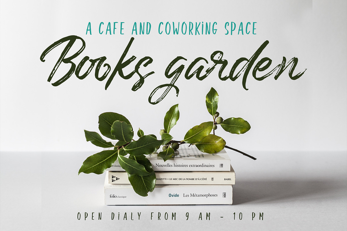 Underland Script, a Script Font by Wacaksara Co.