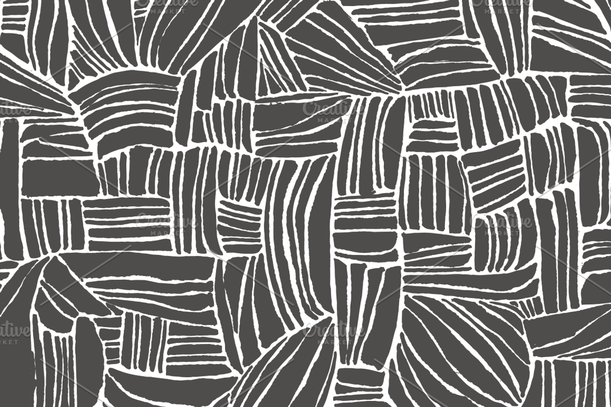 Vector Hand Painted Patterns, a Texture Graphic by GhostlyPixels