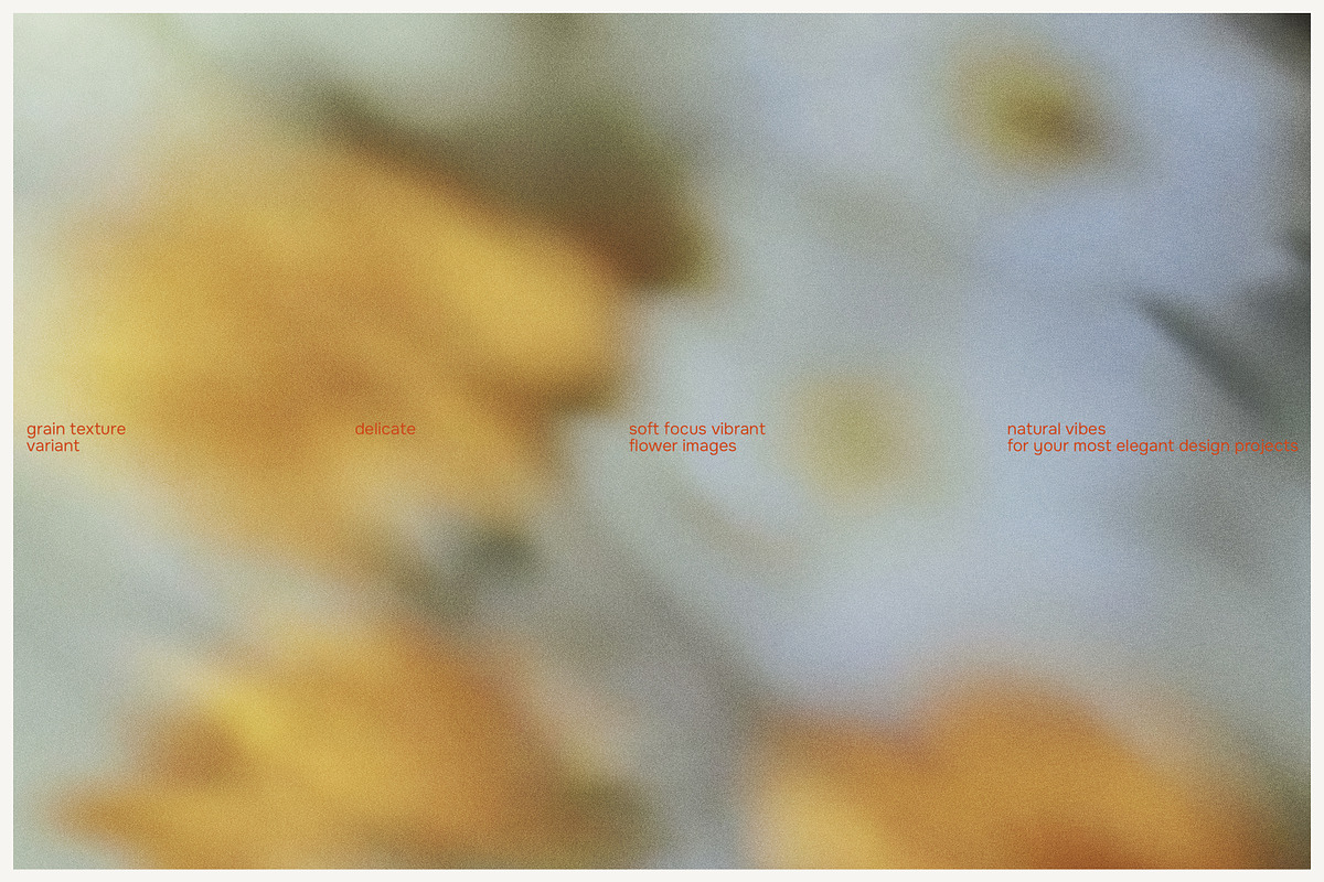 FLORET Blur Flower Backgrounds