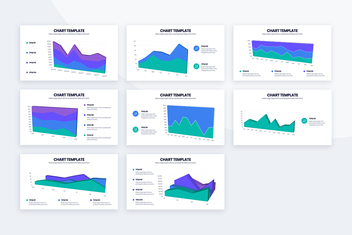 PowerPoint Charts and Graphs Bundle, a Presentation Template by Slidesmash