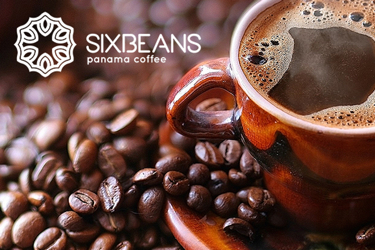 Six Beans Panama Coffee, a Branding & Logo Template by LuisFaus