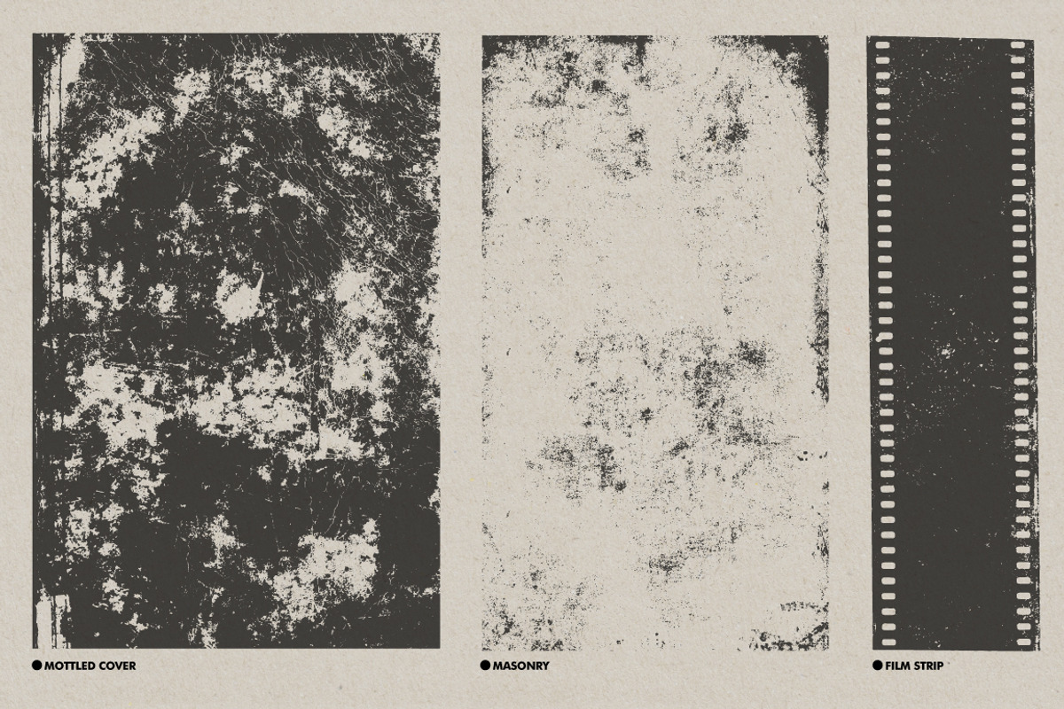 Vintage Textures Pack - 30 Vectors, a Texture Graphic by Offset