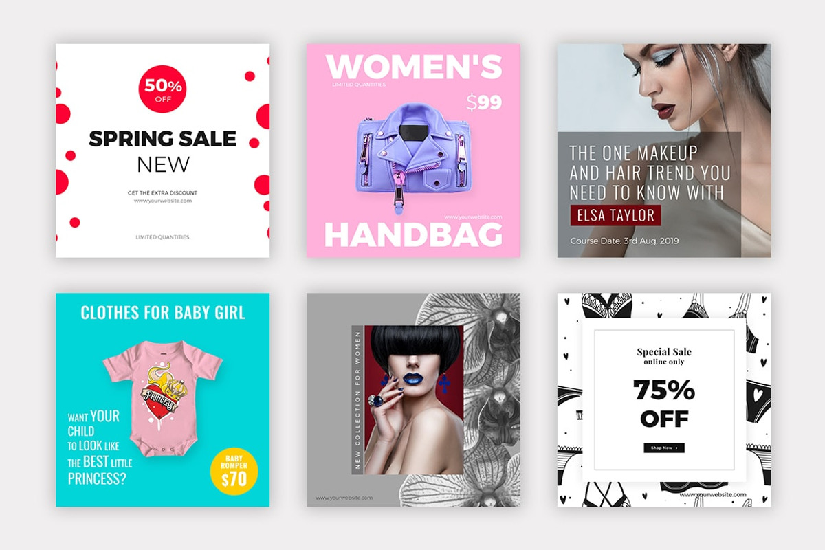 50 Instagram Banners, a Social Media Template by Absolute-Themes