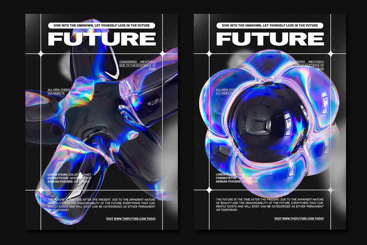 Colorful 3D Duo Glass Shapes Pack, a Graphic by LarysaZabrotskaya