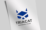 Triangle Cat Logo, a Branding & Logo Template by Design_Planet