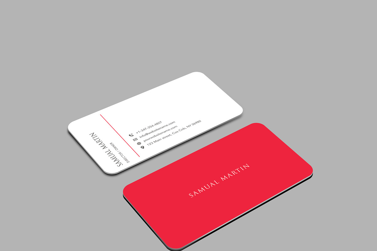 Beautiful Simple Classy Card, a Business Card Template by Creative ...