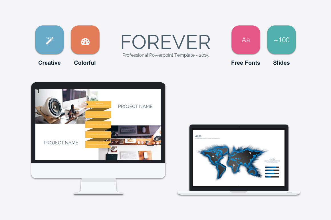 Forever Powerpoint Template, a Presentation Template by Mia