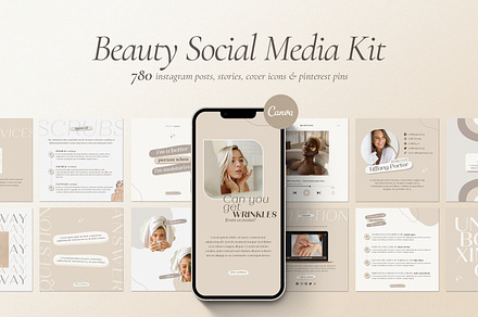 Instagram Carousel - Canva & PS | Social Media Templates ~ Creative Market
