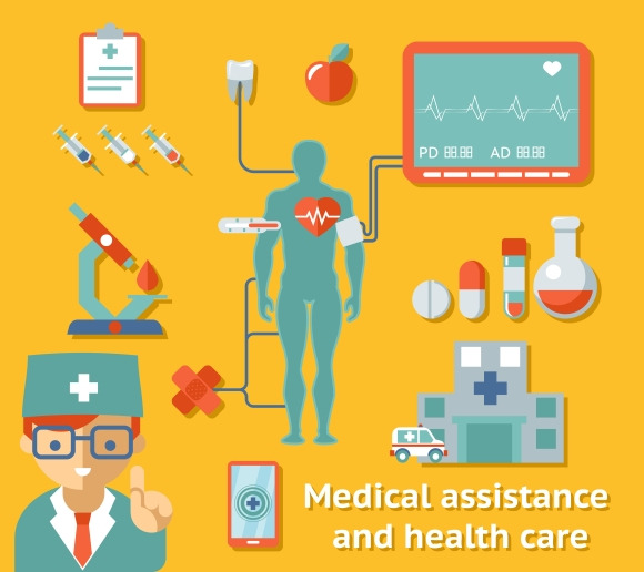 Medical assistance, a Graphic by Microvector