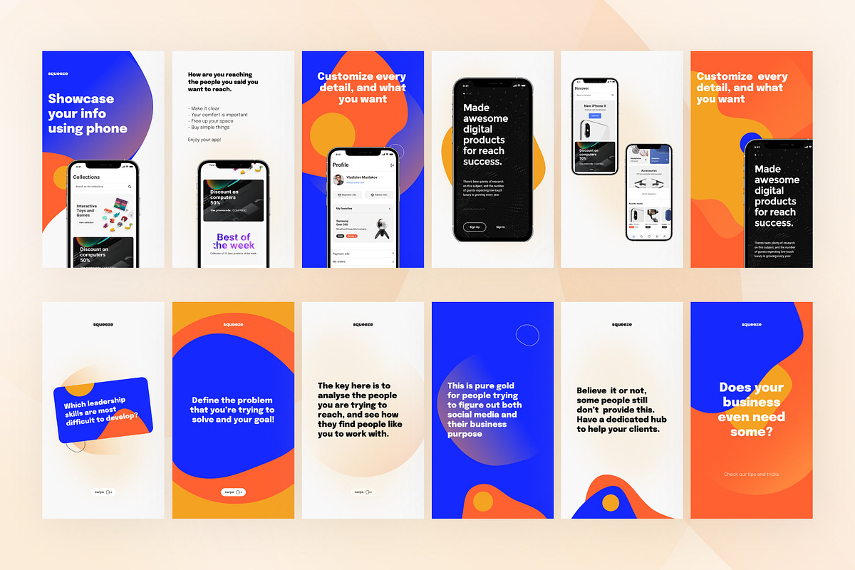 168 Creative Instagram Templates, a Social Media Template by Vladislav ...